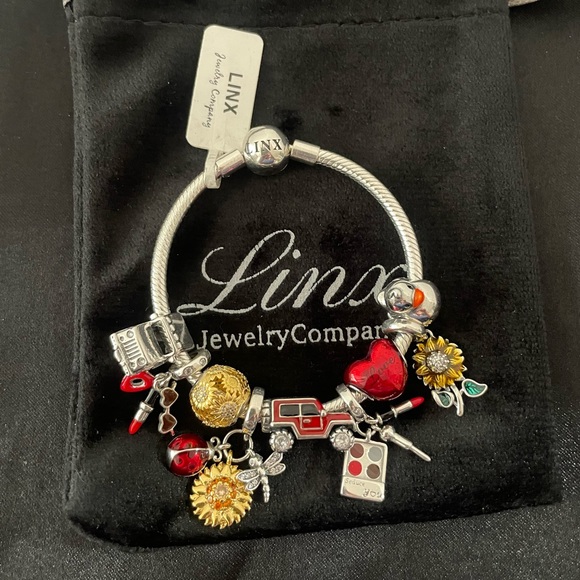 Linx | Jewelry | Linx Snake Chain Bracelet With Jeep And Sunflower ...
